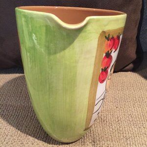 Kitchen | Chef Pitcher With Tomatoes Red Chili Peppers | Poshmark